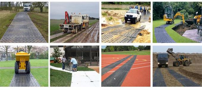 HDPE Heavy Equipment Mat Temporary Construction Plastic Paths Access Mat