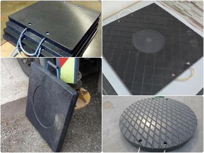 Crane Mats HDPE Outrigger Pads Polyethylene Plastic Load Distribution Pad