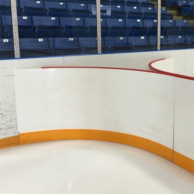 4x8 Feet Portable HDPE Plastic Ice Rink Barrier Hockey Shooting Rink ...