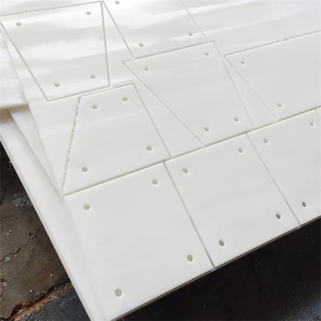 White Wear Resistant UHMWPE Liner Sheet For Steel Silo Grain Silo ...