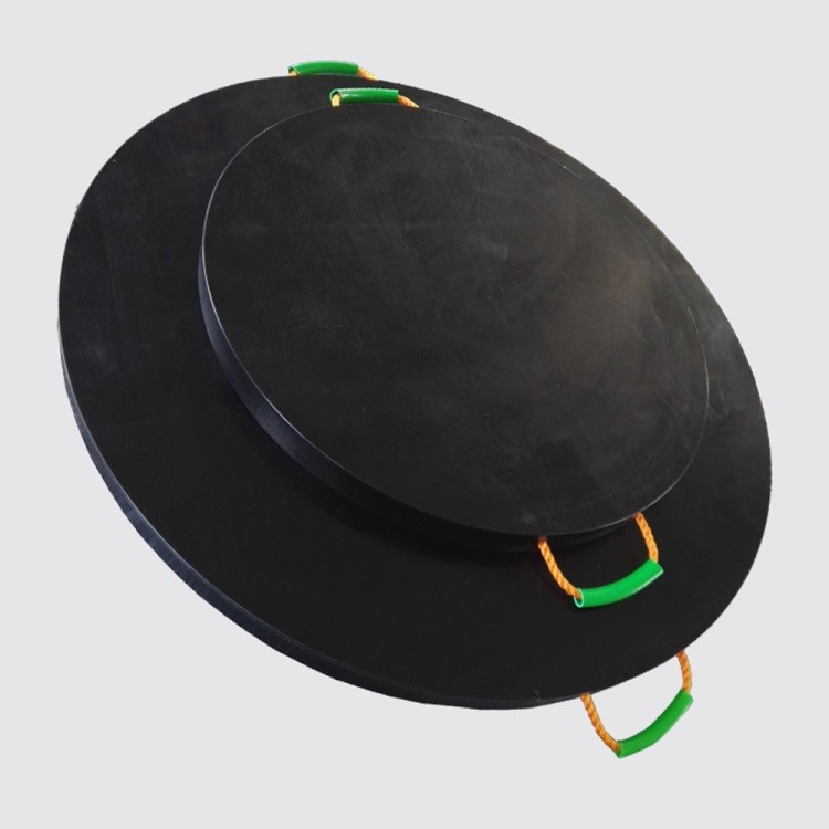 Round Outrigger Pads HDPE Portable Temporary Mobile Truck Plastic Foot Pads